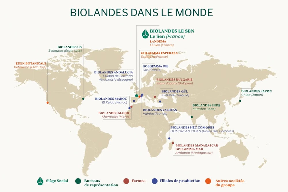 Extraits naturels d'exception : l'encyclopédie technique Landema